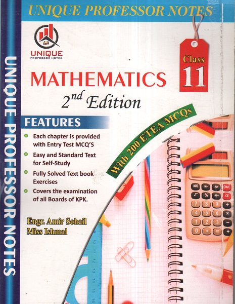 Unique Professor General Mathematics Notes for Class 11 by Engr. Amir ...