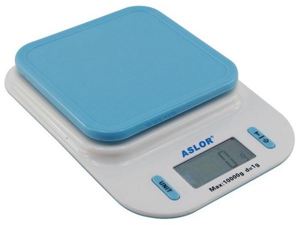 Aslor Electronic Kitchen Scale - Blue – jadeed.store
